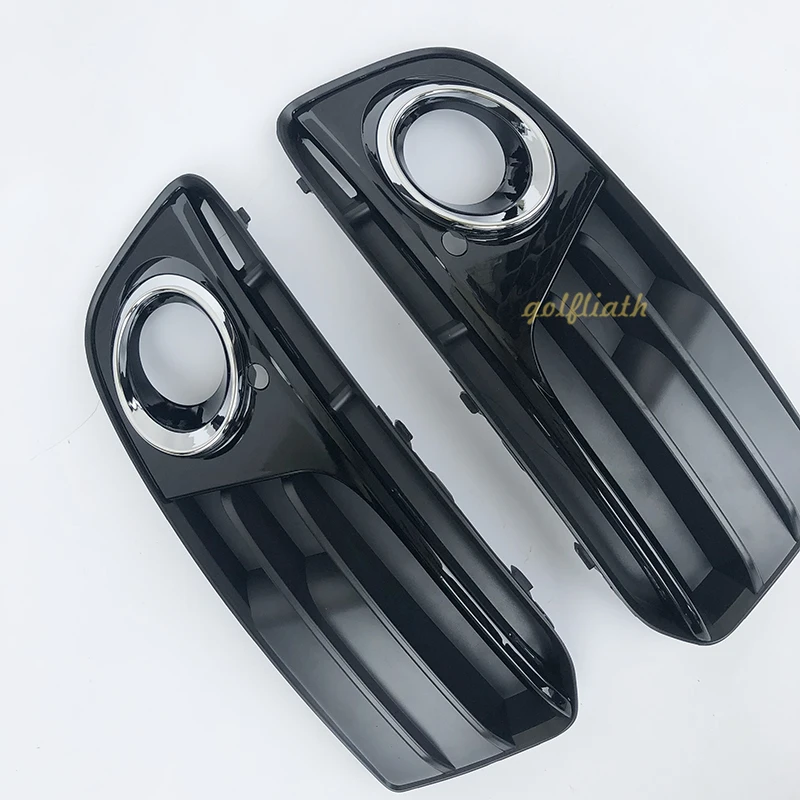 Left Right Side Fog Light Grille GRILLS for Q5(8R) MK1 2012/2013-2016 ...