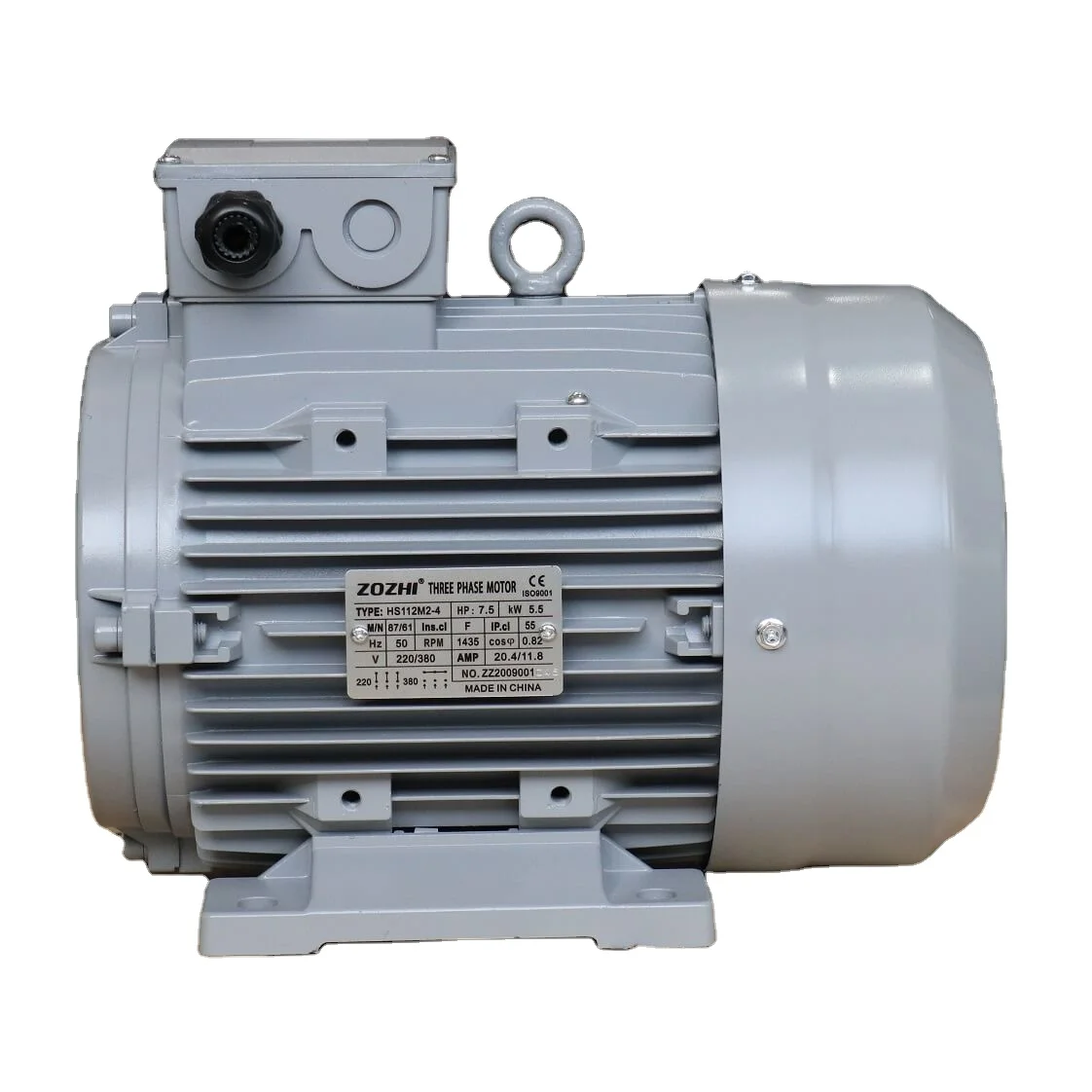 7.5kw 10HP Hollow Shaft Motor for Udor High Pressure Pump