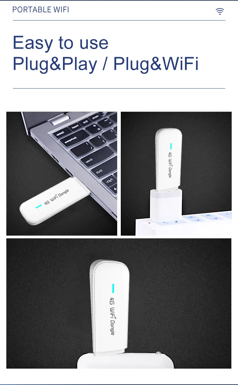 Global Version Portable 4g/3g Lte Internet Modem Wifi 4g Usb Wifi ...