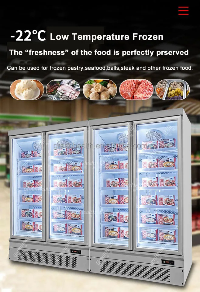 Small Blast Freezer Philippines / Malaysia Commercial Ice Cream Display ...