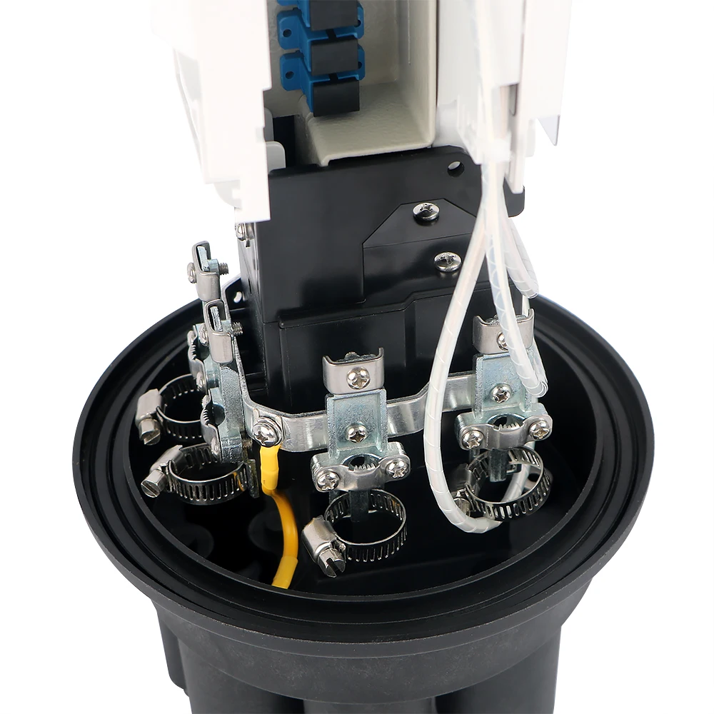 Ip68 48cores Optical Fiber Optic Splice Vault For Outside Plant Fiber ...