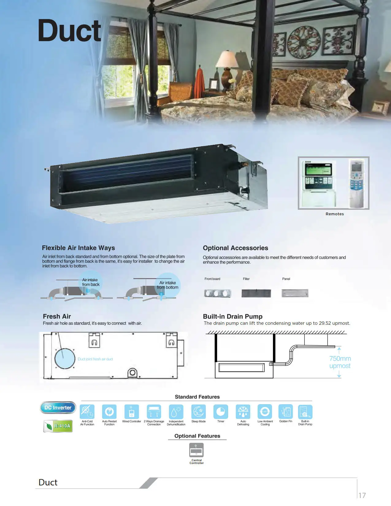 Midea Inverter Air Conditioner - Efficient Ducted Split AC