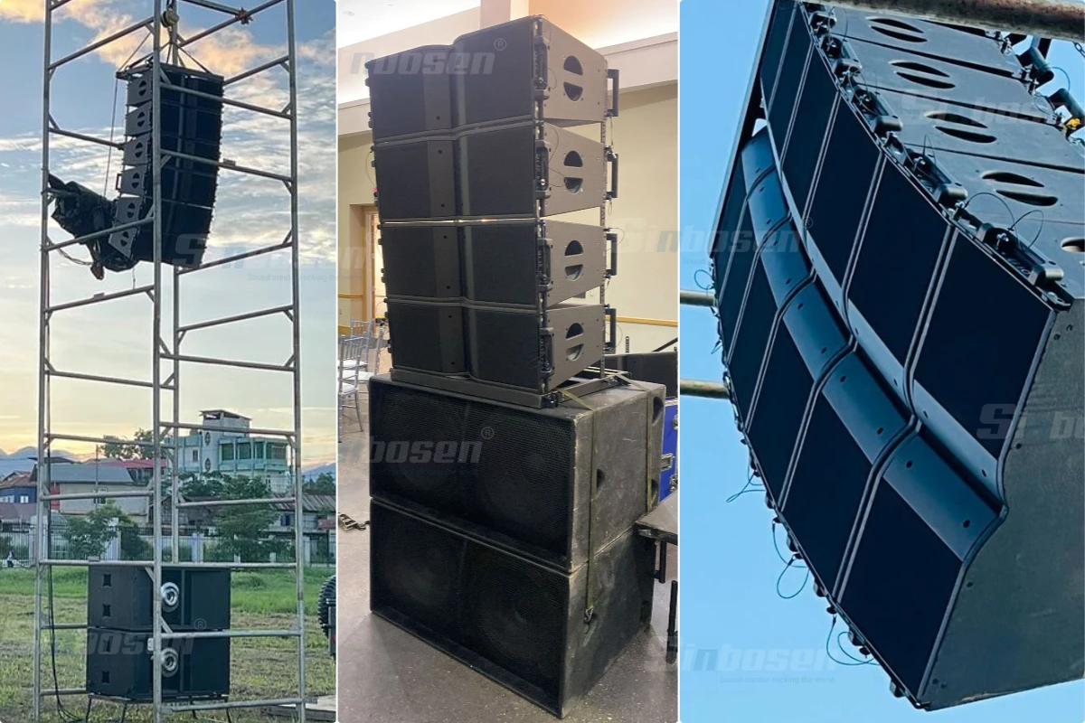 Sinbosen KA210 Active Speakers - 1000W Amplifier System