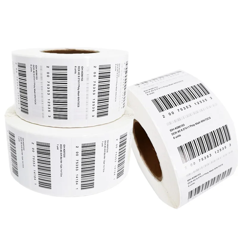 Factory Custom Printing Qr Code Stickers Waterproof Bar Code Stickers ...
