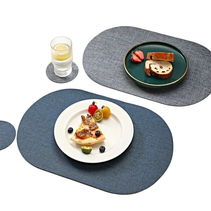 Wholesale Custom Irregular Shape Soft Luxury Washable Dining Table Mats ...