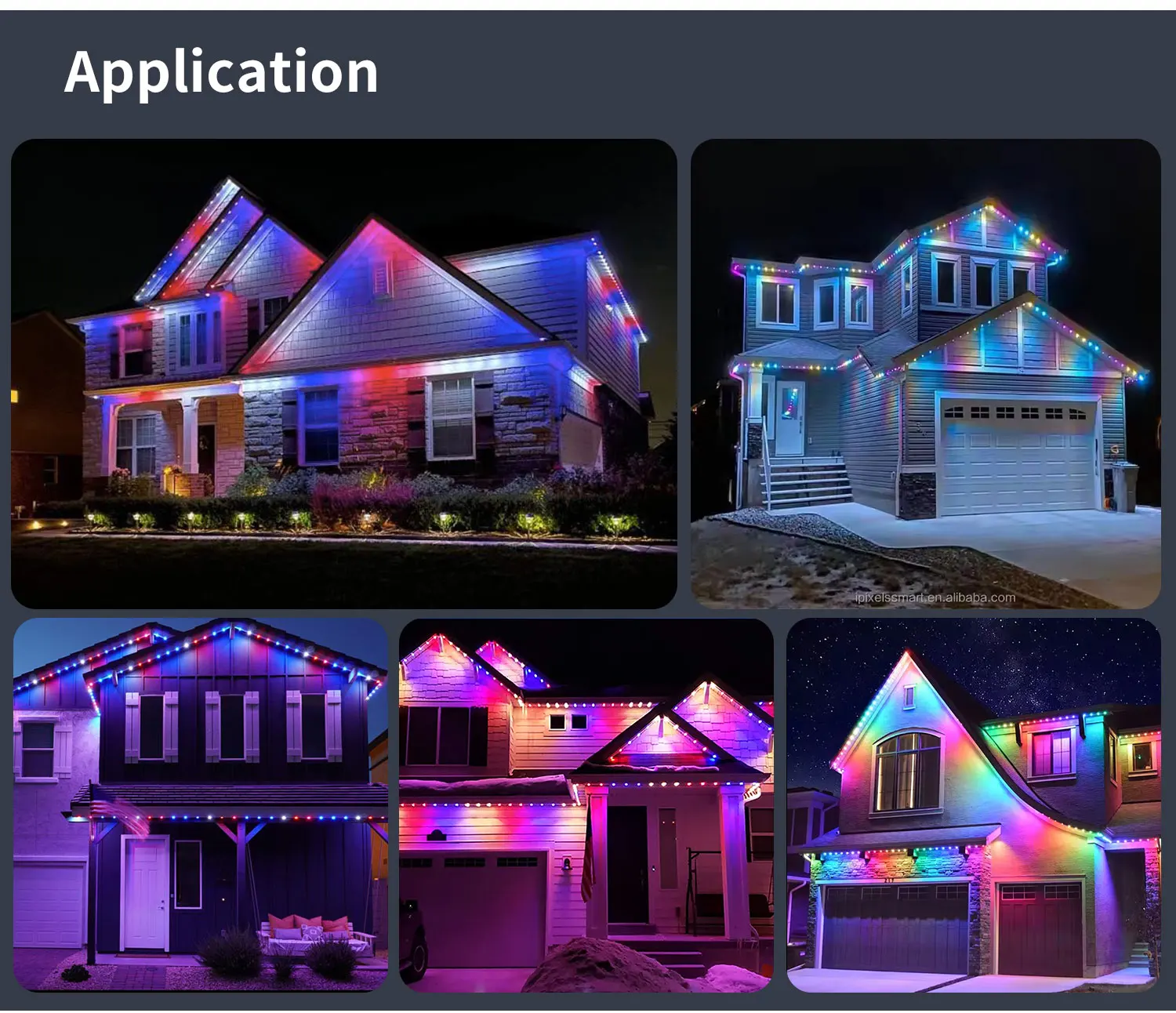 Gouly Customized LED Outdoor Lights - IP68, RGBW Chasing Color