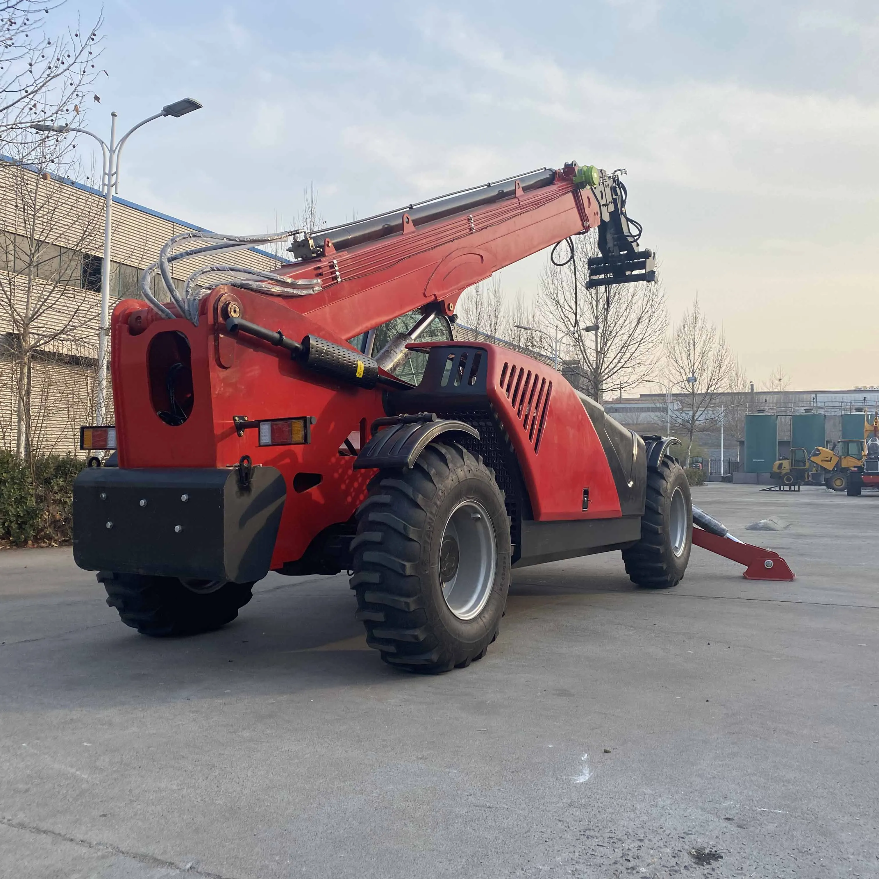 Official Mini Telehandler China New 6 M Telescopic Boom Forklift For ...