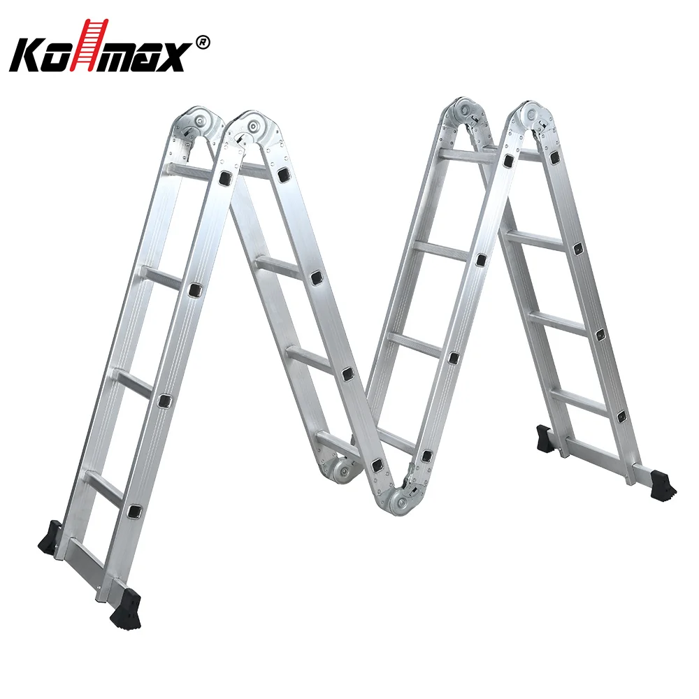 Black Color Multi-purpose Ladder Folding With Big Hinge 4x3 4x4 4x5 4x6 ...