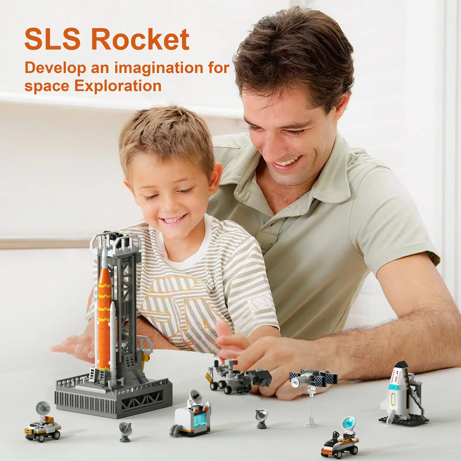 Space Launch System Rocket Artemis Sls Rocket Model Space Toys For Boys ...