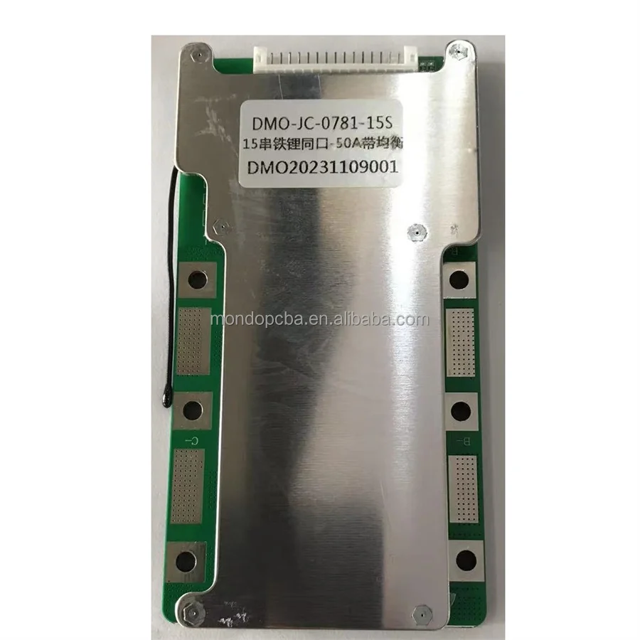 20S 60V 50A BMS Board with Balance Temperature Sensor