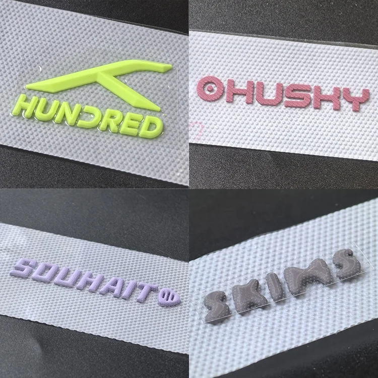 Custom Luxury Clothing Silicone Patches for T-shirt