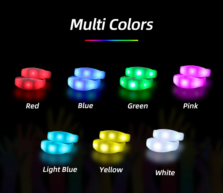 Glowing LED Wristbands - Perfect for Parties & Festivals