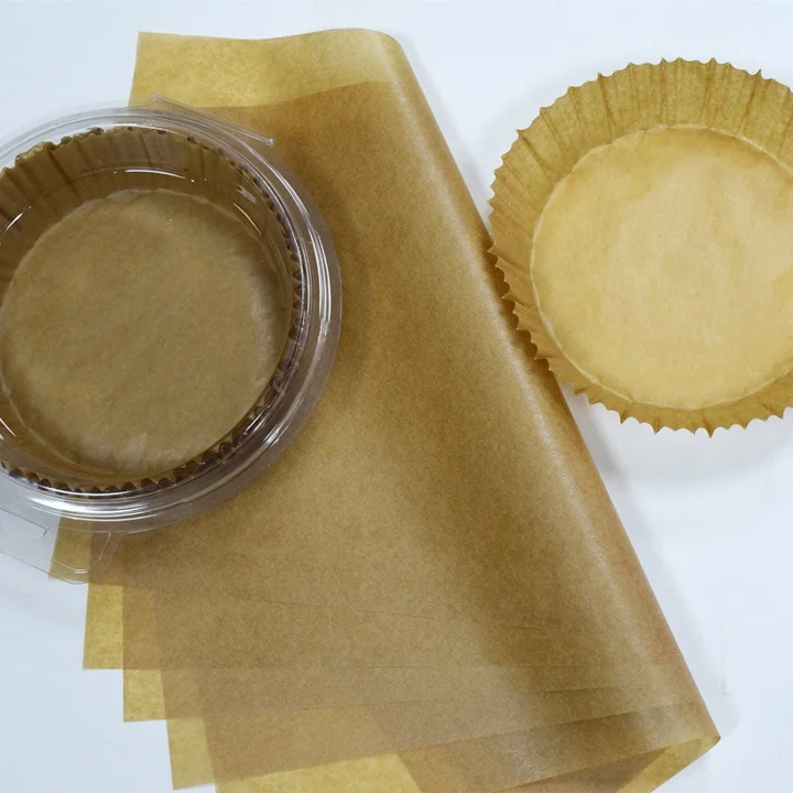 Unbleached Round Disposable Parchment Paper Liner Non-Stick Oil Proof ...