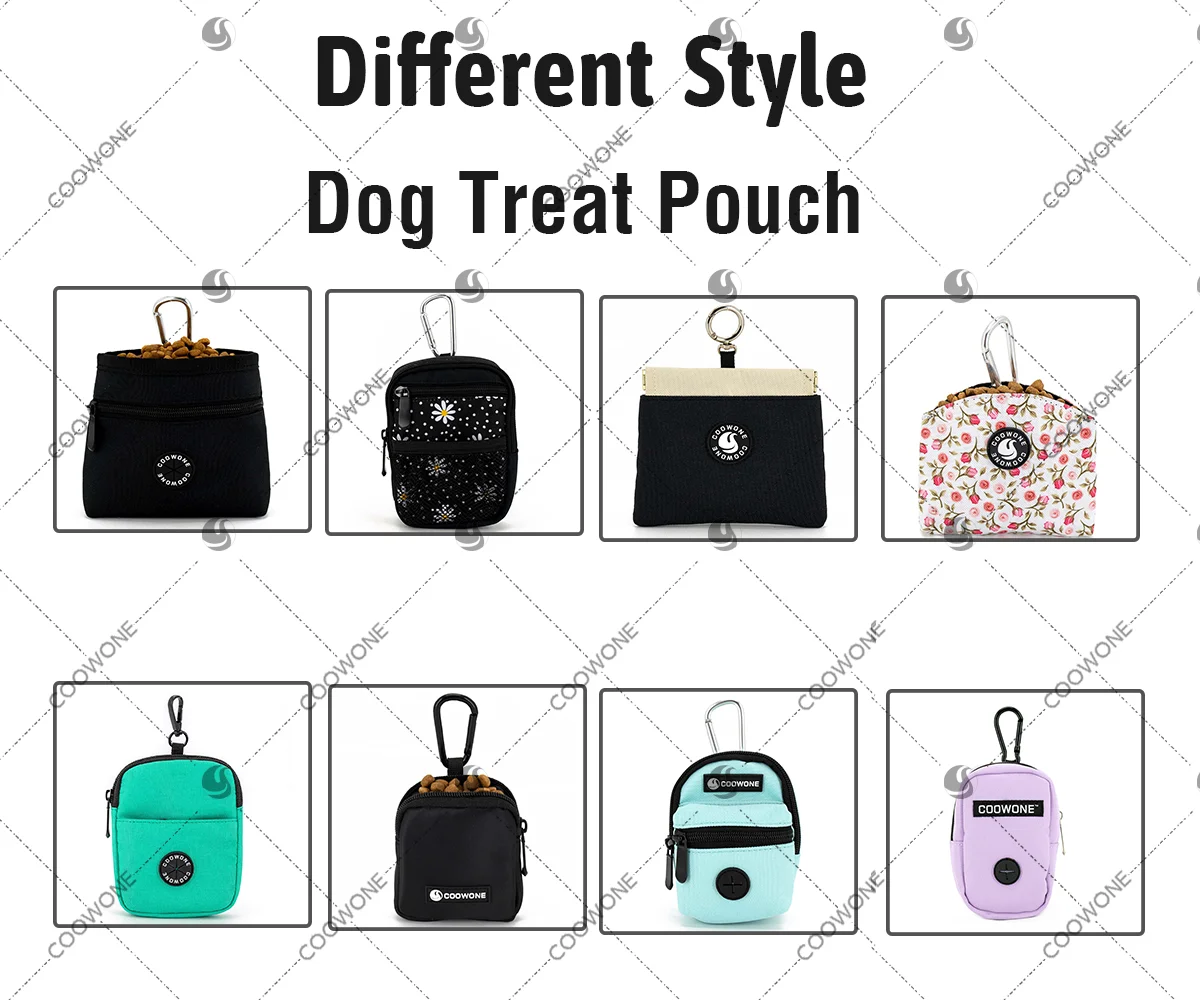 White Mini Treat Pouch Colorful Custom Dog Training Pouch High Quality ...