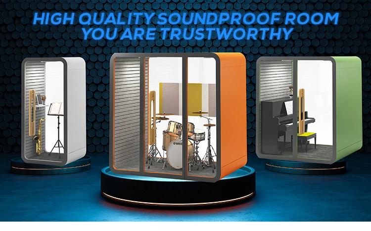 Sound Proof Acoustic Office Booth Office Meeting Pods Soundproof Live Room Booth Garden Office ...