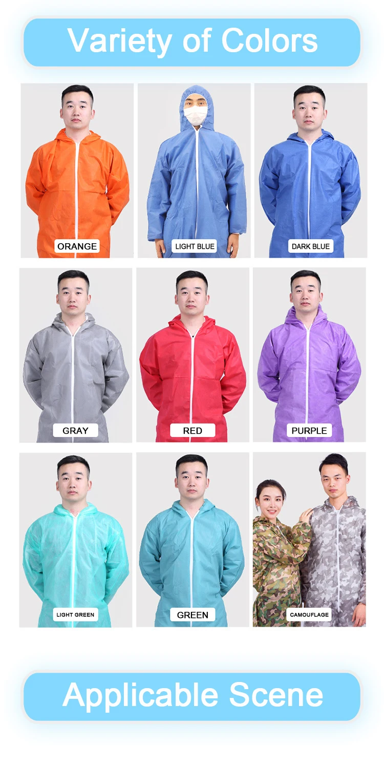 OEM Safety Custom Logo PPE Coverall - Waterproof & Dust-proof