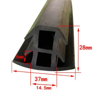 Epdm Rubber Extrusion Seal Gasket T Shape Rubber Strip For Solar Panel ...