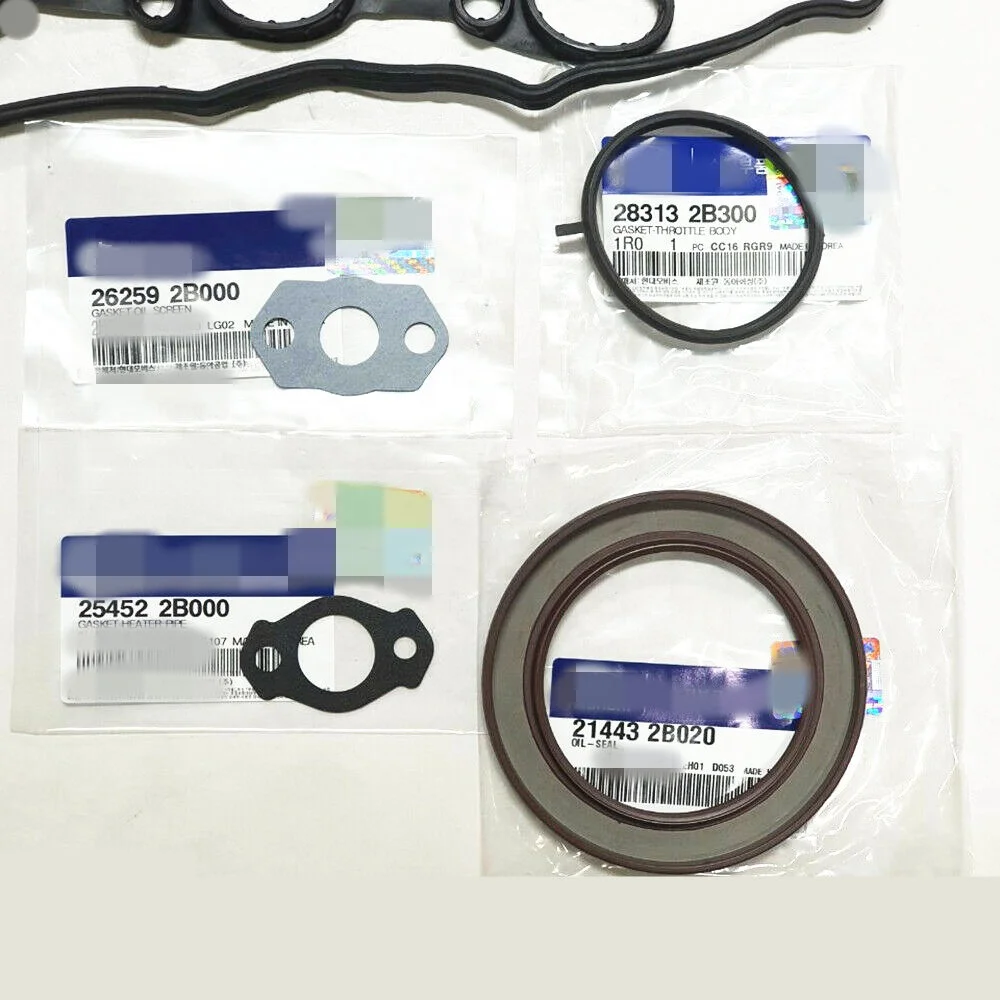 G4FJ 1.6T Engine Full Gasket Set for hyundai Soanta Tucson TL for Kia ...