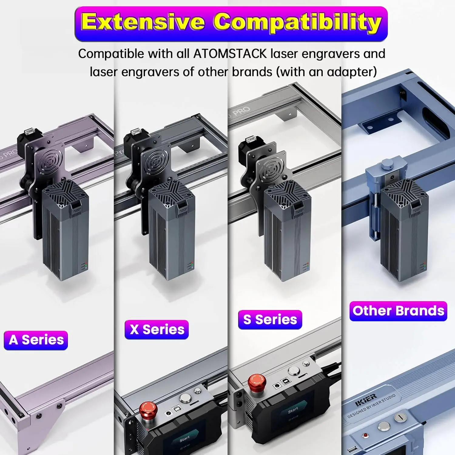 Atomstack R30 V2 Infrared Laser Module for Precision Engraving