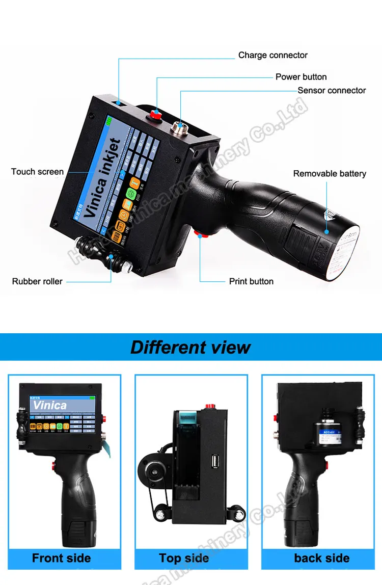 Manual Portable Expiry Date Printer - Intelligent Inkjet