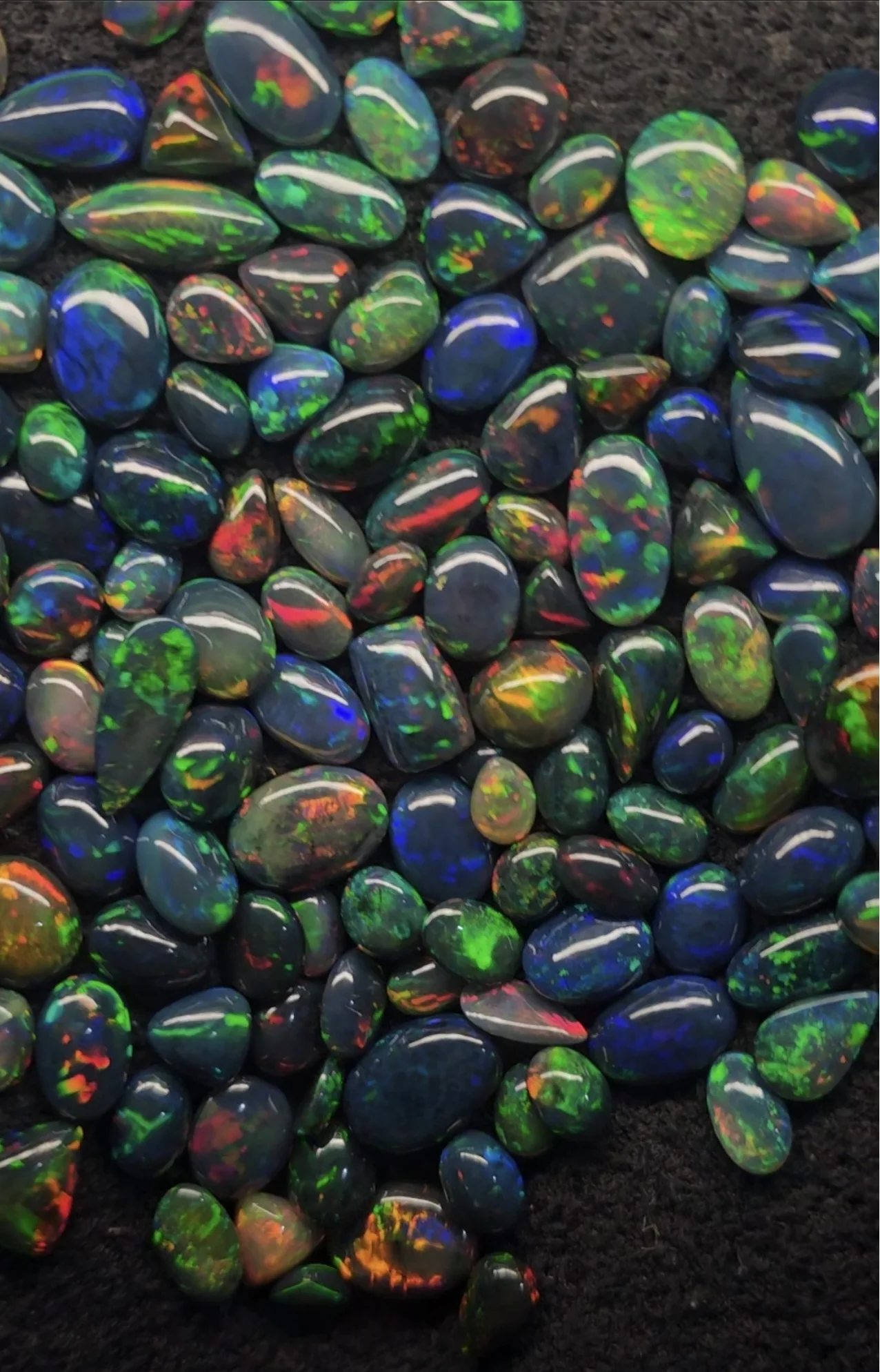Export Quality Natural Black Ethiopian Opal Gemstone Available at ...