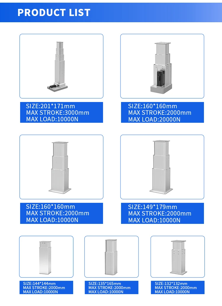 Primopal High Torque Lifting Columns for Versatile Uses