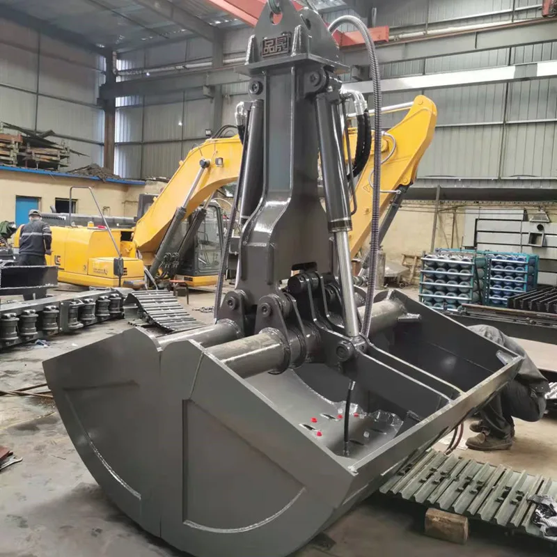 Loading And Unloading Hydraulic Rotary Clamshell Grab/shell Bucket ...