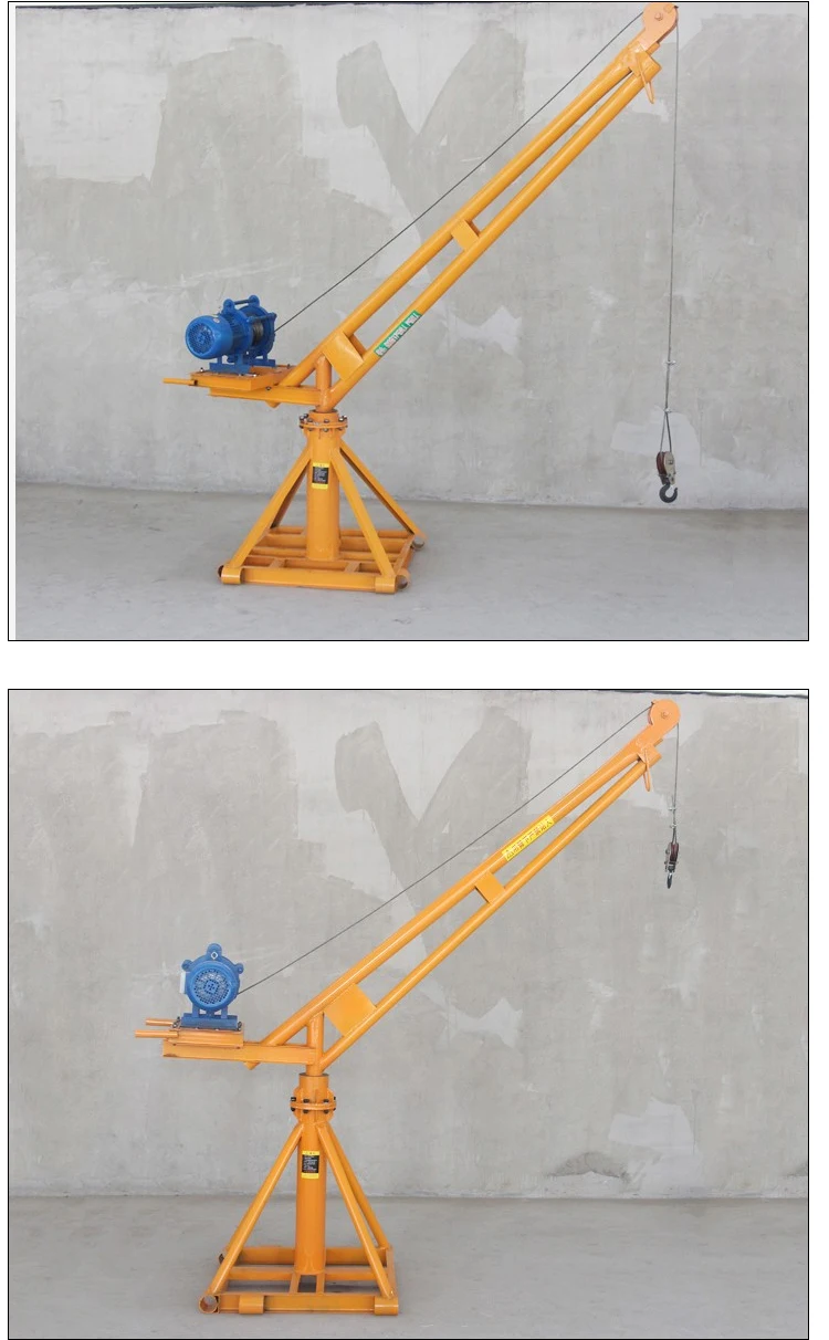 Mini Lifting Crane Outdoor Small Lift Elevator Construction Swing Arm ...