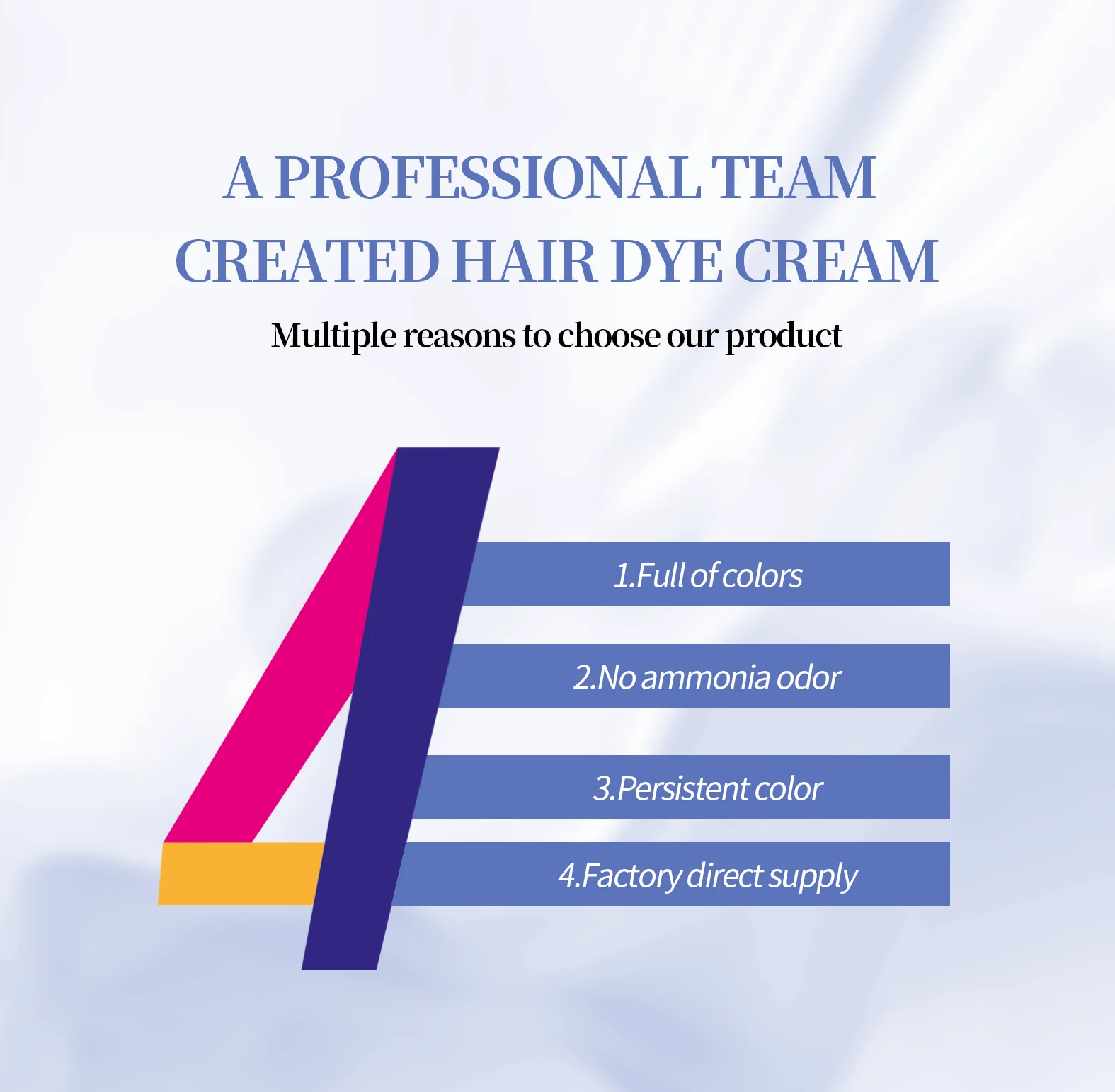 Professional Diy Permanent Hair Color Cream Long Lasting Hair Dye Color ...