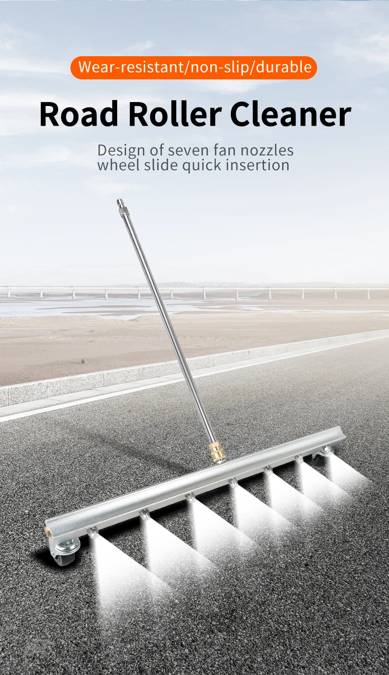 Sps 1/4 Quick Plug High Pressure Washer Road Roller Cleaner Water Broom ...