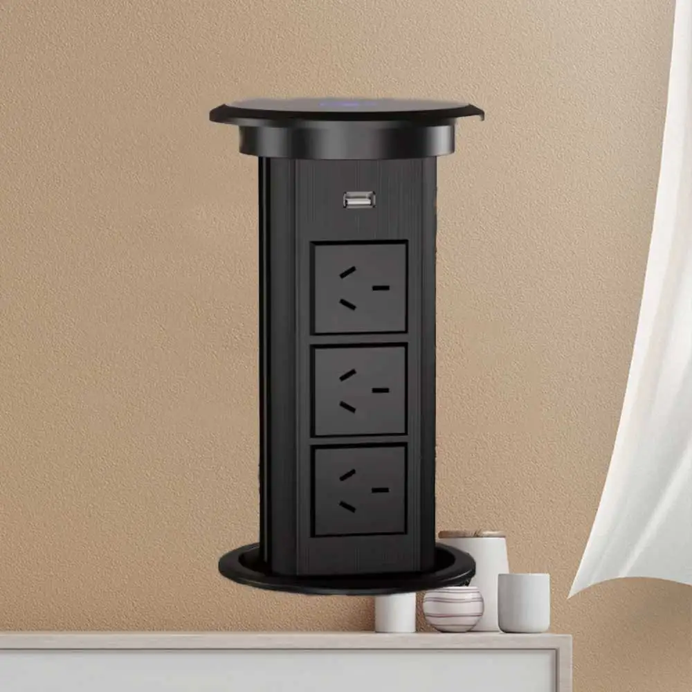 Oswell Desktop Worktop Hidden Kitchen Up Socket With Usb Tabletop ...