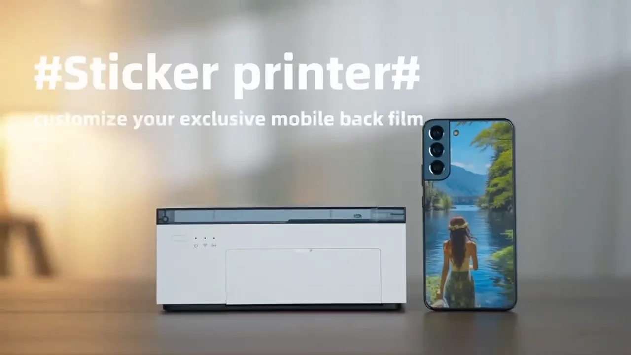 Portable Thermal Sublimation Printer Customizable Mobile Phone Back ...