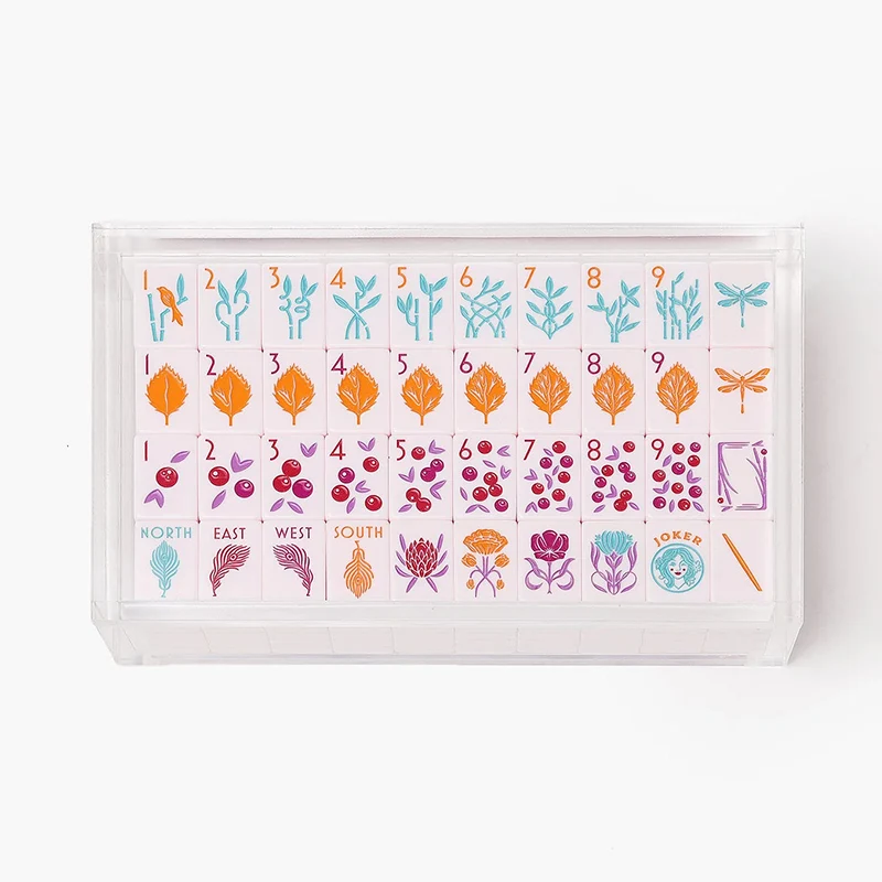 Custom Acrylic Mahjong Set - Modern Luxury Game Tiles