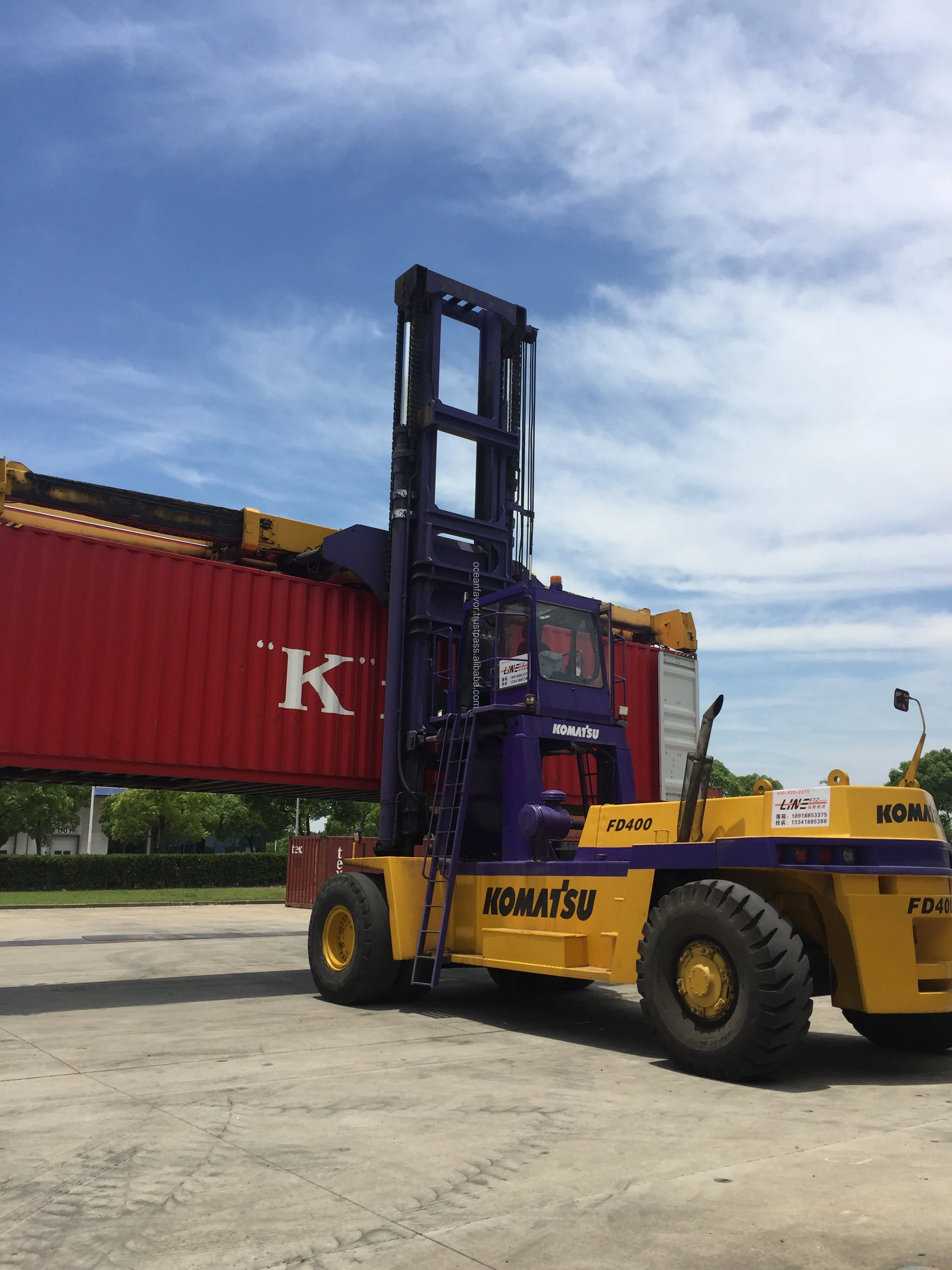 Sany 45 Ton Container Reachstacker - Reliable Performance