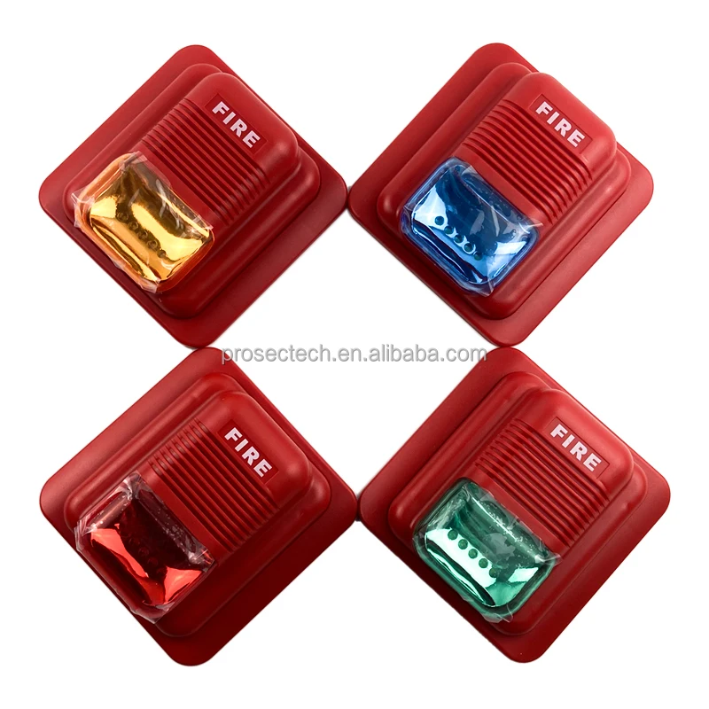 Conventional Fire Alarm Horn/strobe Siren - CE RED Color