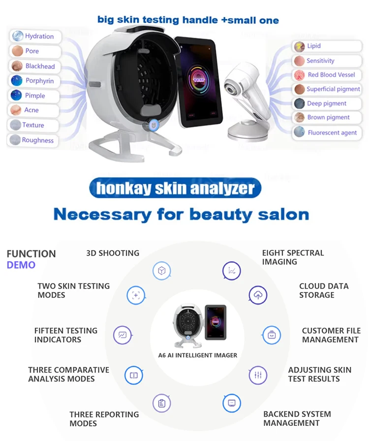 Skin Analyzer Machine Facial 2025 Machine Digital Image Diagnosis ...