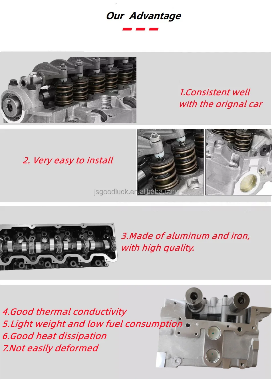 4d56t Complete 4d56 Cylinder Head Assembly D4ba D4bh 4d56 4d56td Engine ...