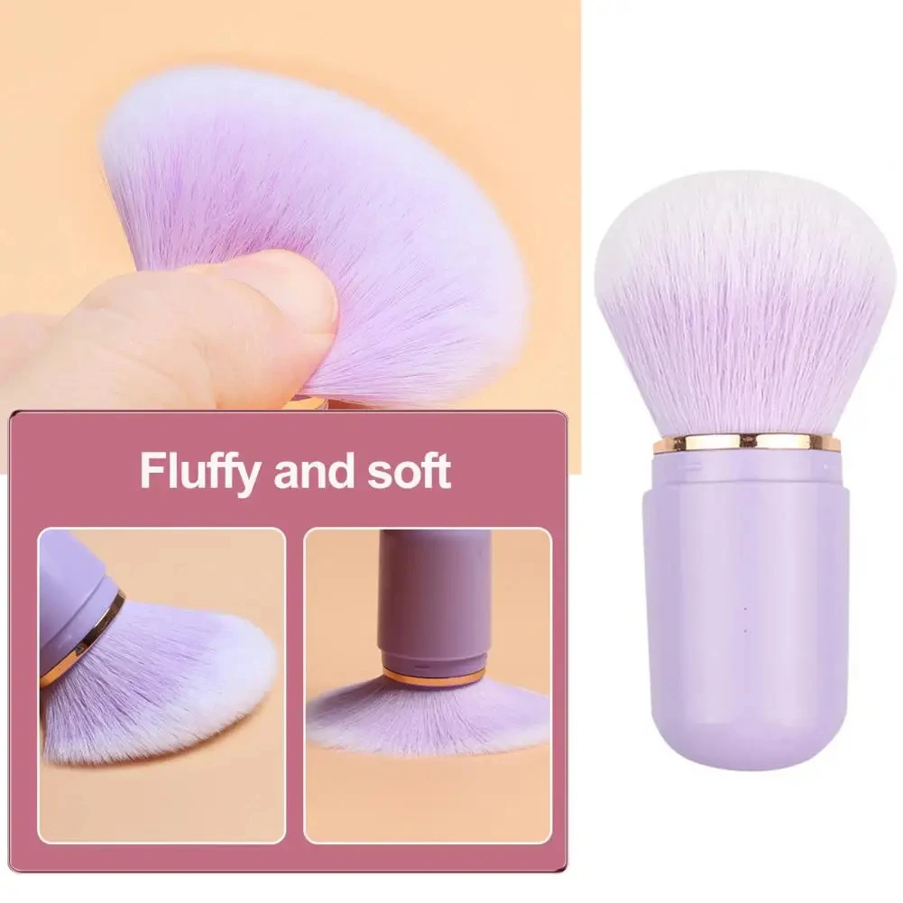 Portable Mini Makeup Brush Soft Fluffy Capsule-shape Foundation Loose ...