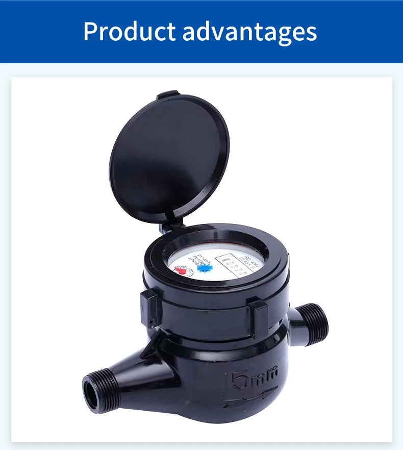 Cheap Price Plastic Casing Water Meter 15mm Mechanical Water Meter For ...