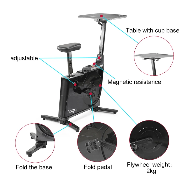 Wholesale Custom Life Gear Exercise Bike - under Desk Spinning