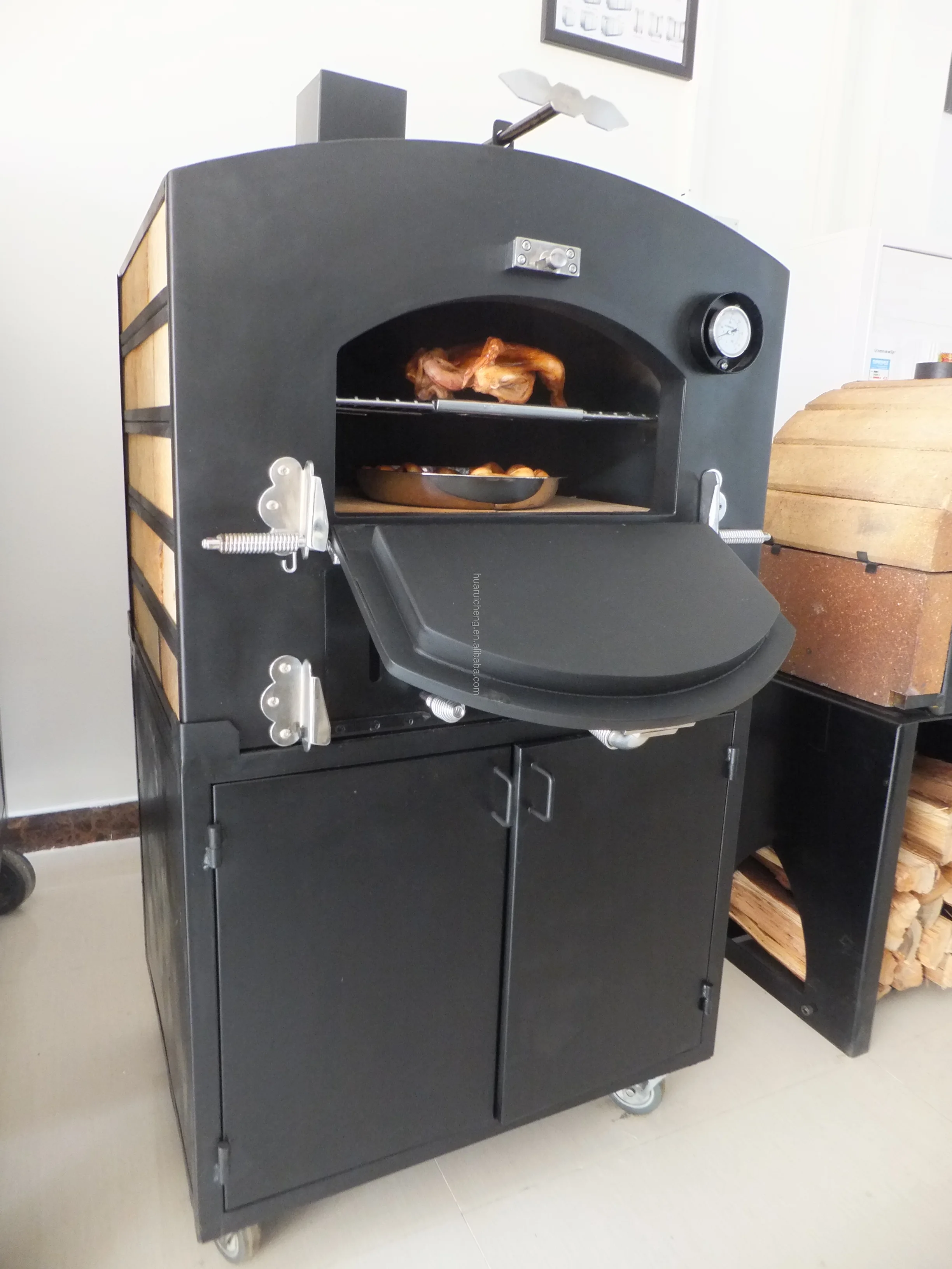 Hotel Restaurant Commercial Heavy Duty Spanish Wood Fired Roast Pizza ...