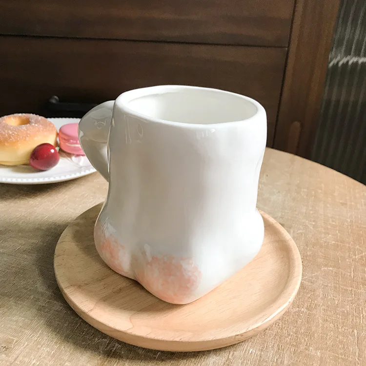 Solhui Creative Ceramic Fat Belly Mugs - Lovely Coffee Cups