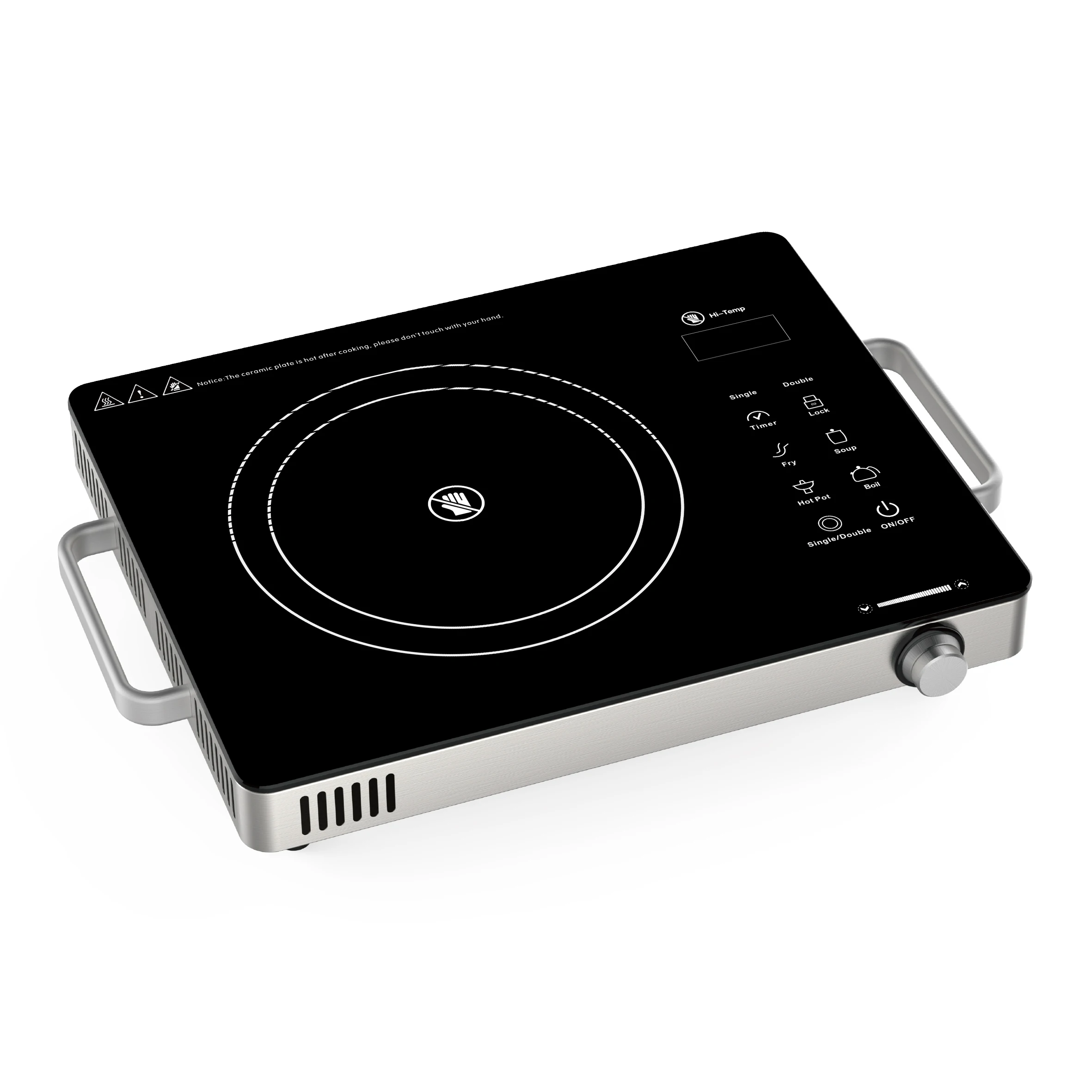 Portable 1 Burner Waterproof Infrared Cooker Hob Stove Electric Ceramic ...