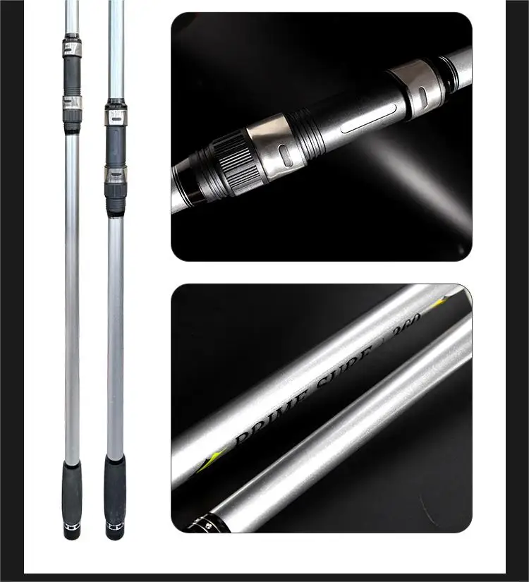 XDL 4 Sections Detachable Guide Ring 450cm Fishing Pole