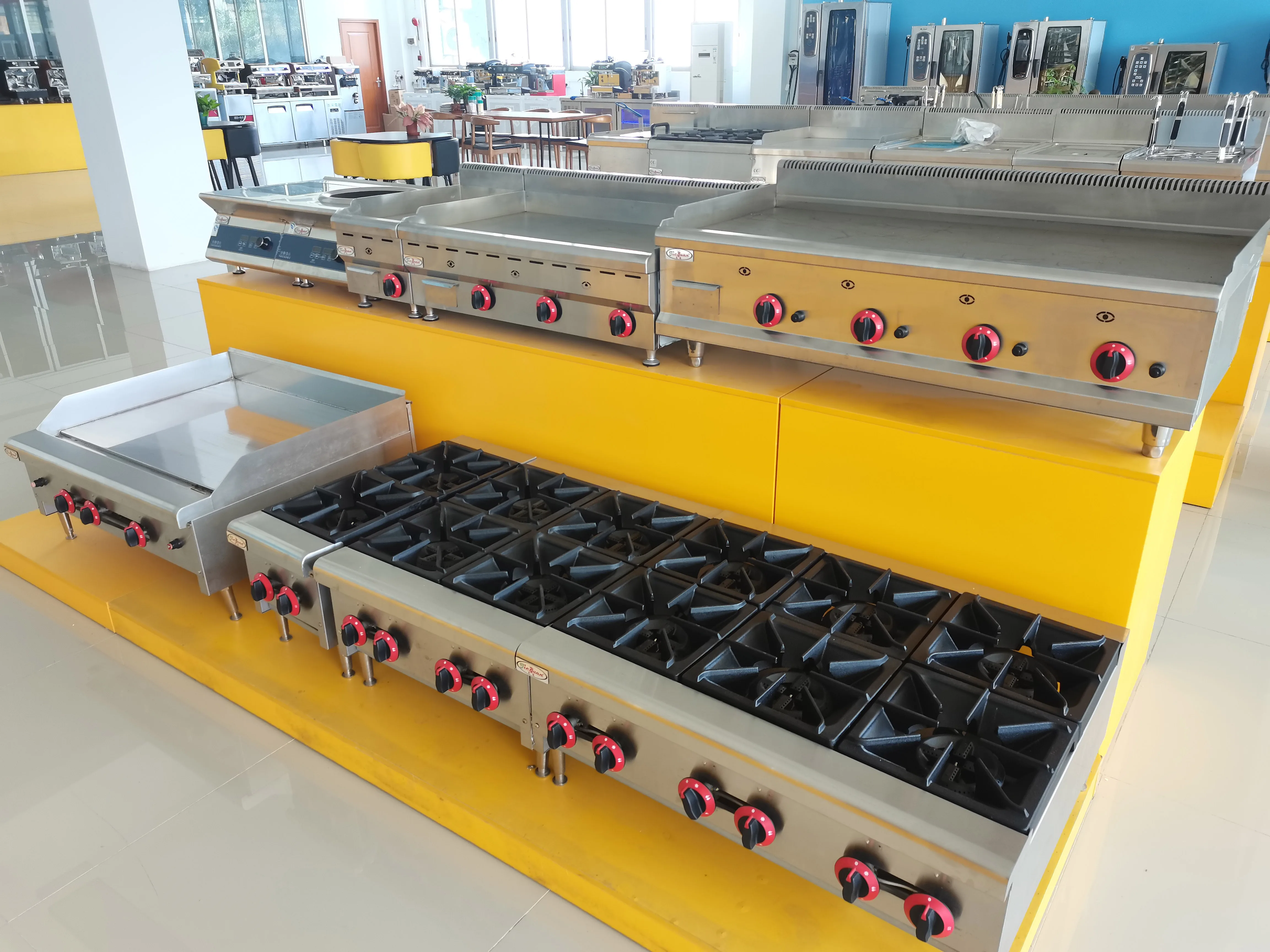 Commercial Stainless Steel Counter Top Gas Bain Marie With For Hotel ...