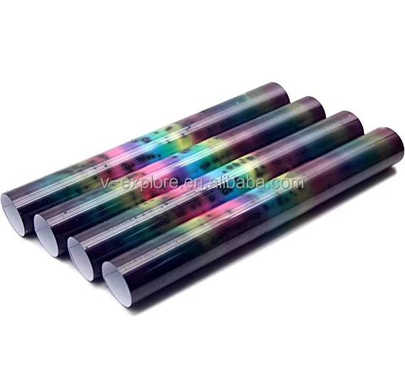 Temperature Sensitive Color Changing Pu Heat Transfer Vinyl From Black ...