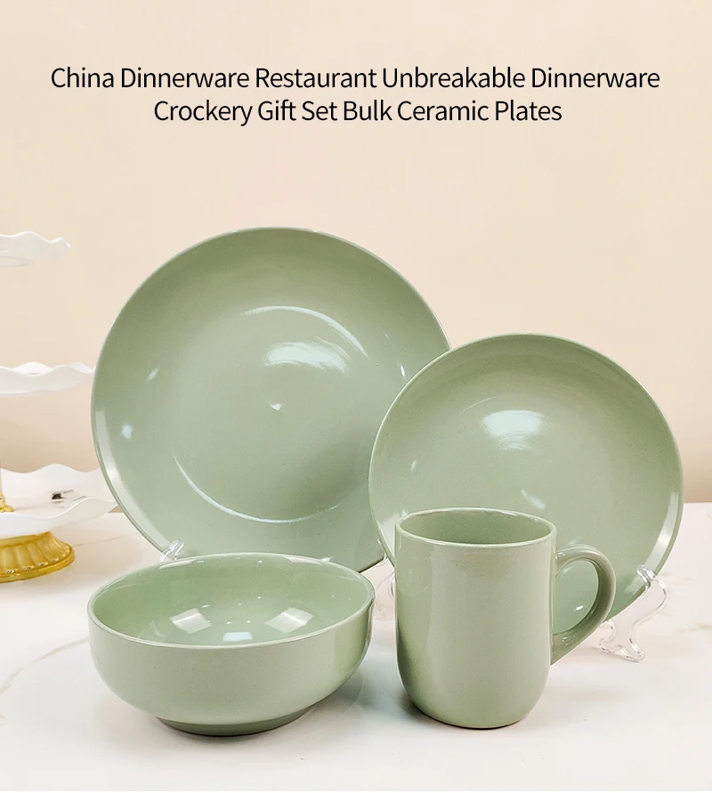 Unbreakable China Dinnerware - Perfect for Travel & Restaurants