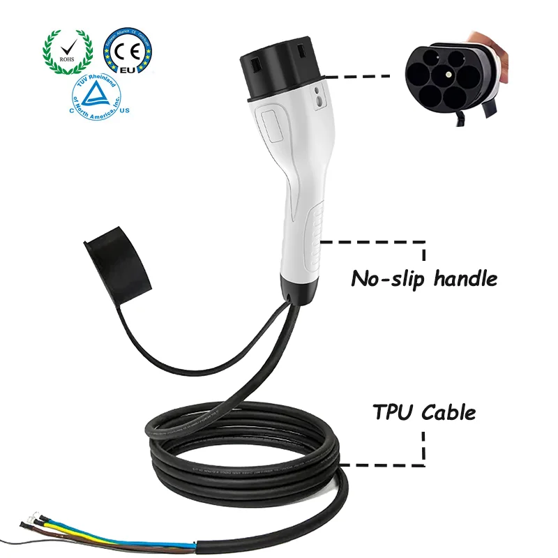 Ev Charging Cable 3 Phase 32a 22kw Type 2 Electric Car Charger Cable ...