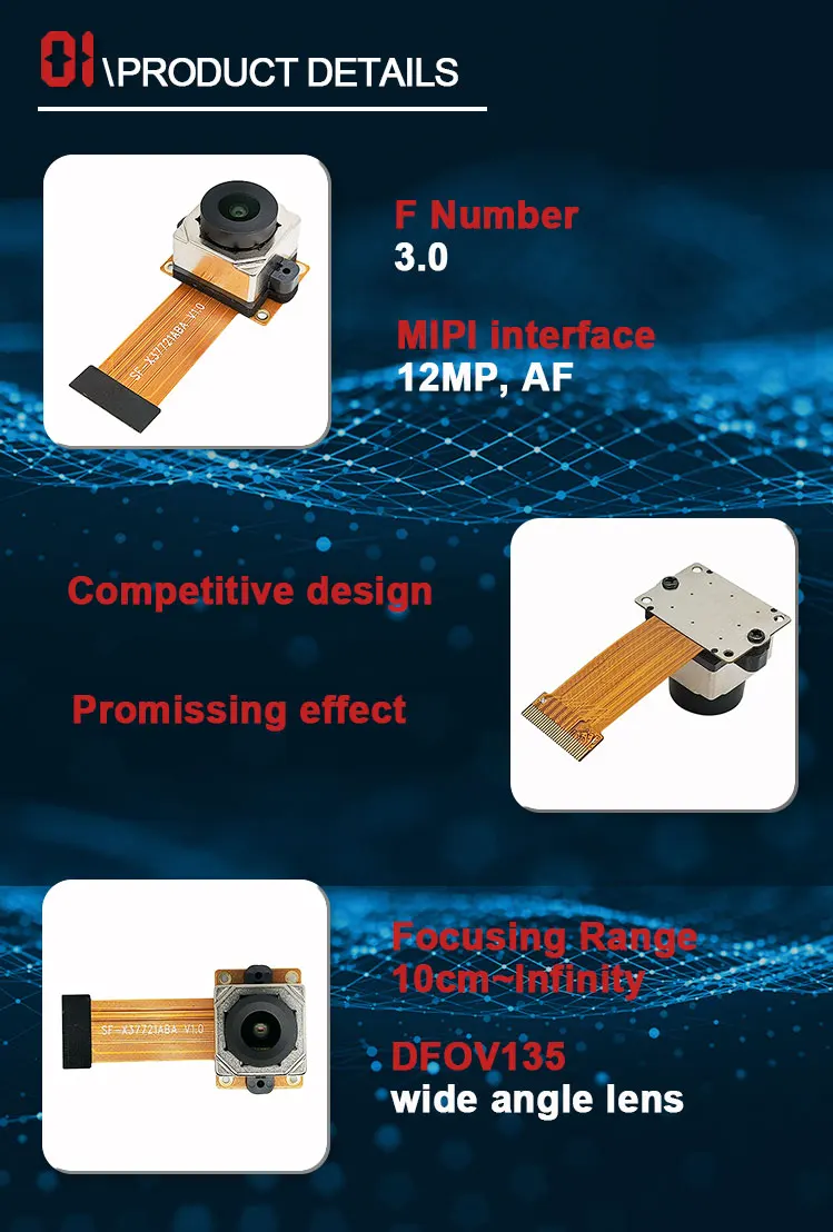 12mp Camera Module 4k Camera Module Mipi 24pin Sony Imx377 Cmos Camera ...