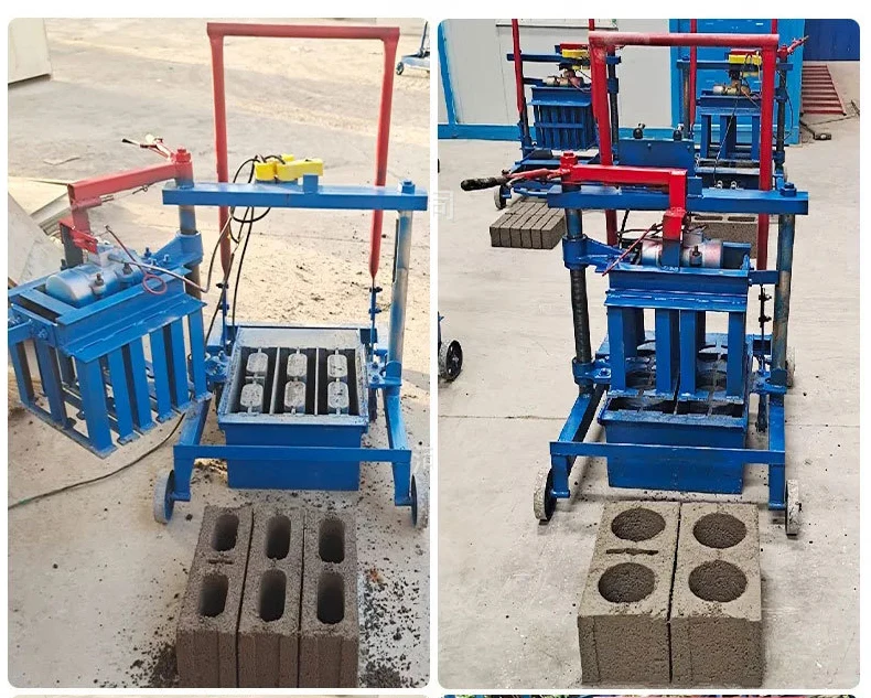 Manual Clay Earth Hand Press Brick Making Machine For Interlocking ...